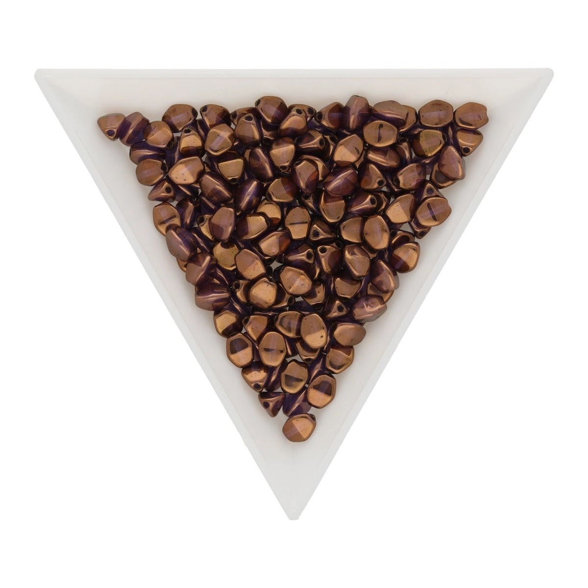 Pinch Bead 5x3 mm - Crystal Bronze⎮perlinebeads.ch – PerlineBeads SA
